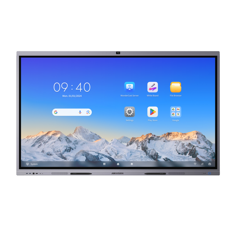 Ecran interactif 98" AVEC CAMERA INTEGREE HIKVISION DS-D5C98RB/B