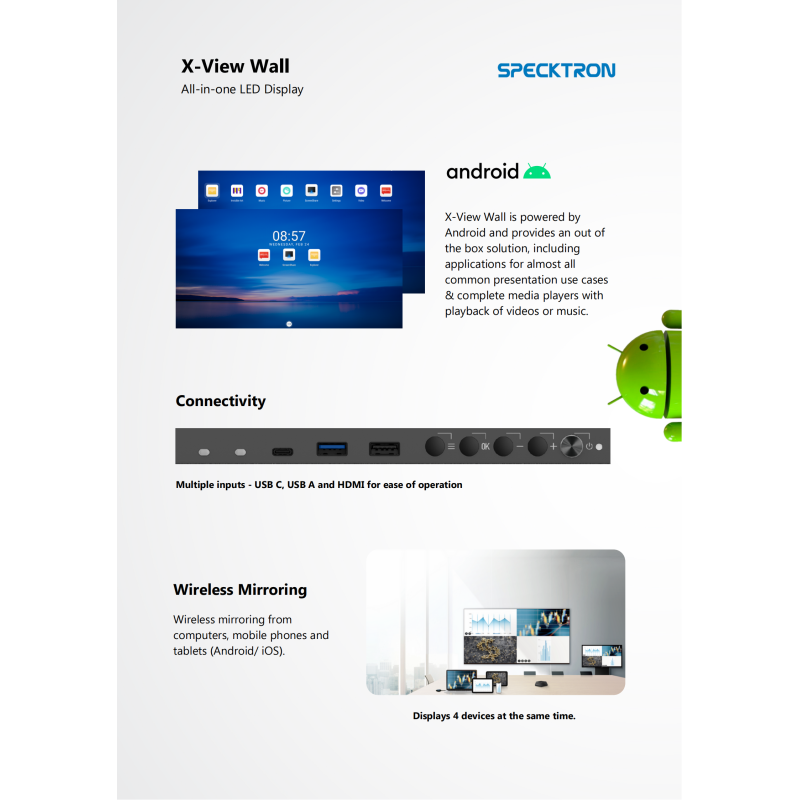 Écran LED GEANT 138" SPECKTRON X-VIEW